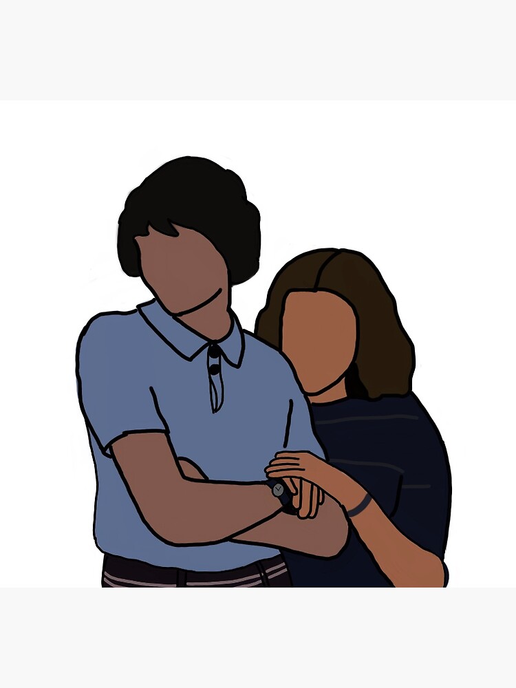 "Mike and eleven " Sticker for Sale by avamorris | Redbubble