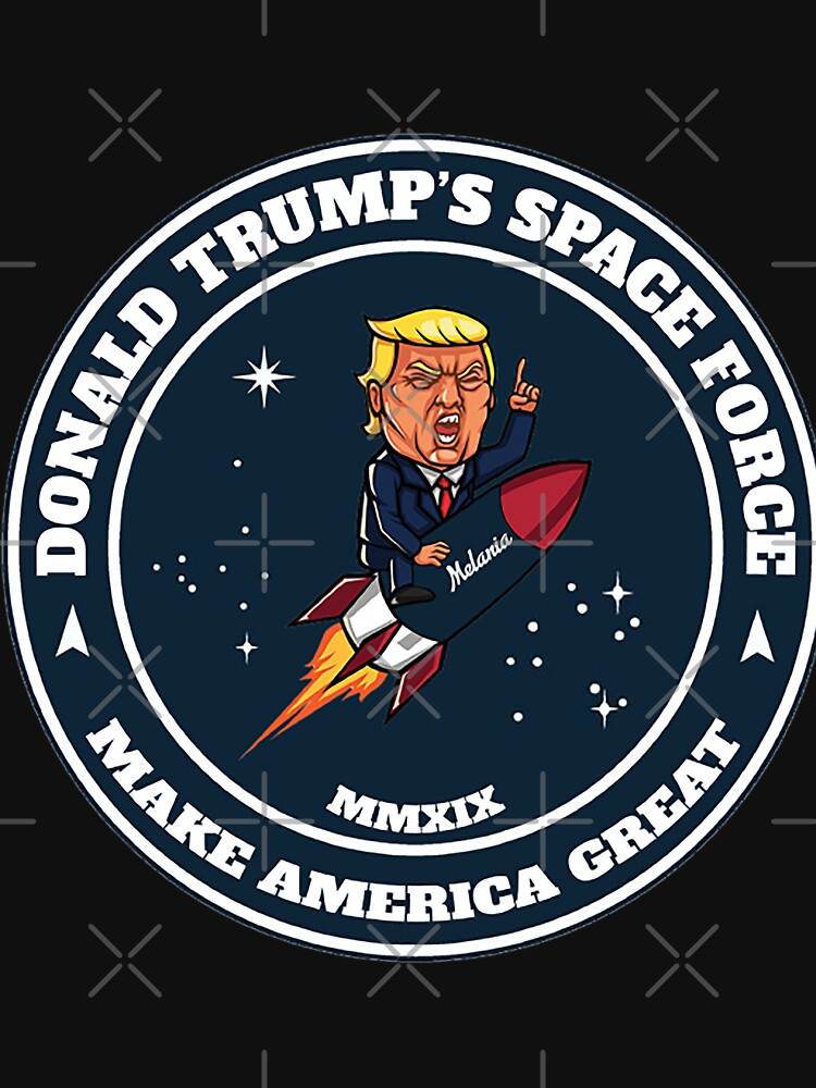 "United States Space Force Logo Parody - Funny Trump Space Force - US ...