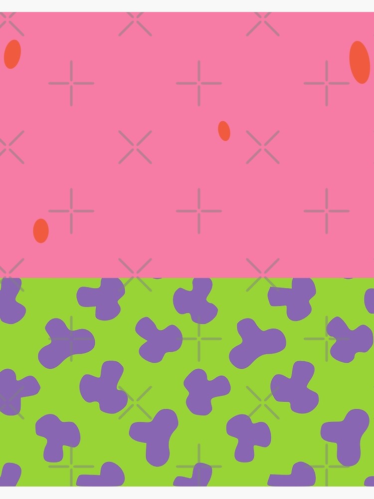 Spongebob Patrick Star Pattern Poster | atelier-yuwa.ciao.jp