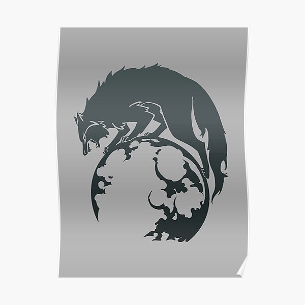 "Fire Emblem™: Three Houses - Ashen Wolves Emblem [Colored]" Poster for ...