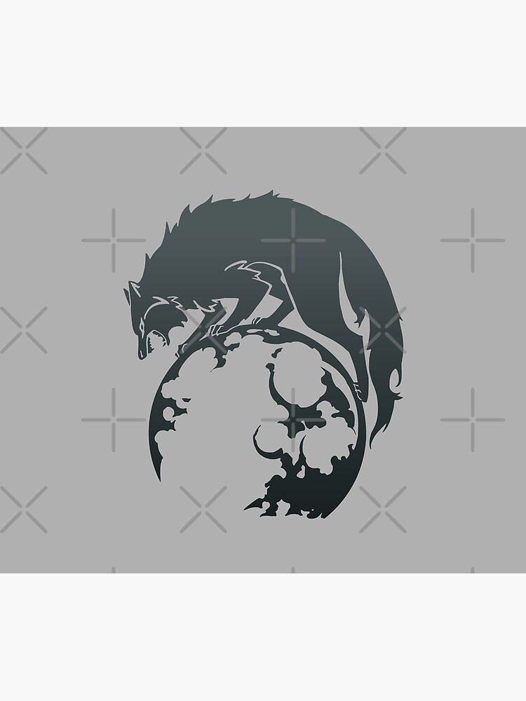 "Fire Emblem™: Three Houses - Ashen Wolves Emblem [Colored]" Throw ...