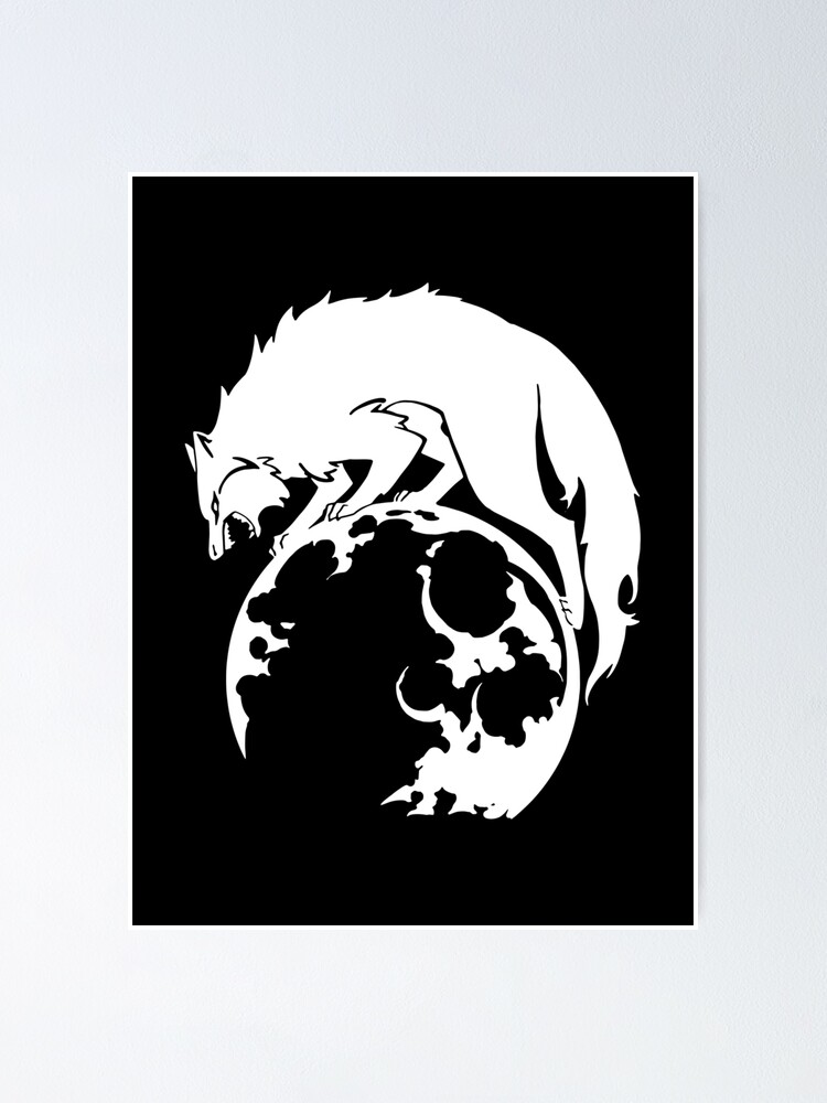 "Fire Emblem™: Three Houses - Ashen Wolves Emblem [White]" Poster for ...