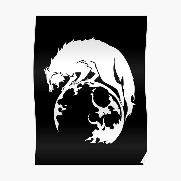 "Fire Emblem™: Three Houses - Ashen Wolves Emblem [White]" Poster for ...