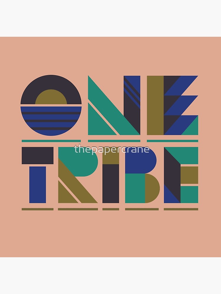 "One Tribe" Art Print for Sale by thepapercrane | Redbubble