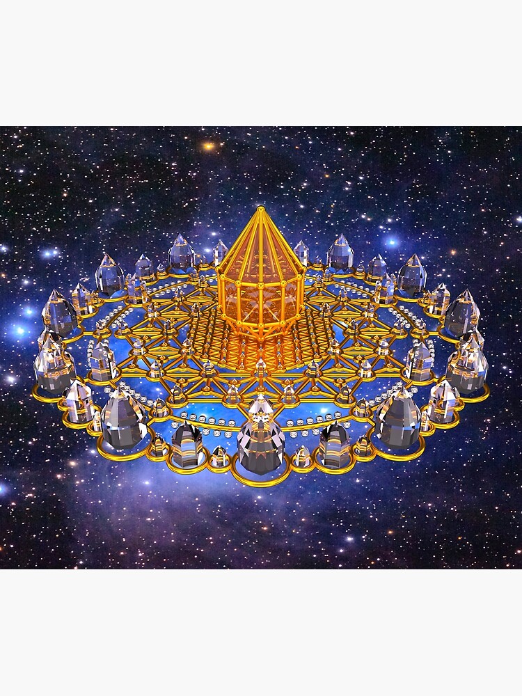 "Merkaba Matrix Stargate Grid" Poster for Sale by Crystal Healing Art ...