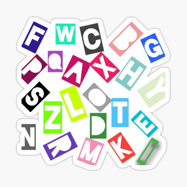 Abcd Stickers | Redbubble