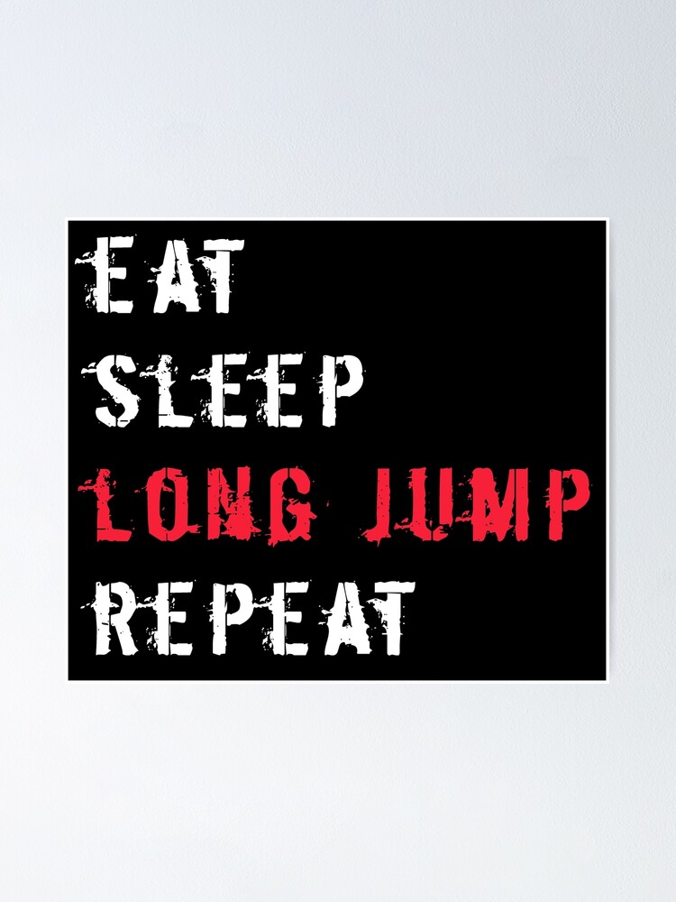 "Long Jump" Poster by frigamribe88 | Redbubble
