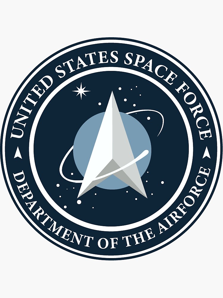 "Space Force Logo" Sticker by thomasjval | Redbubble