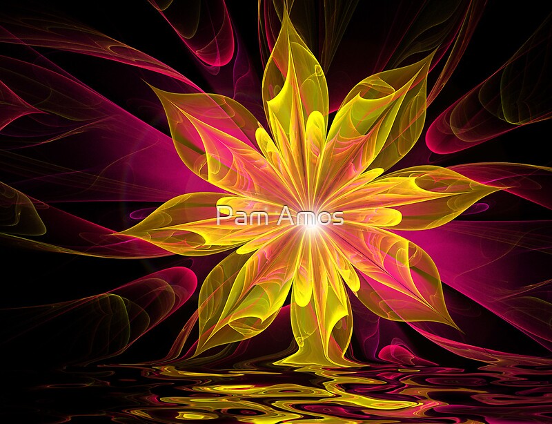 "Yellow Reflections" by Pam Amos | Redbubble