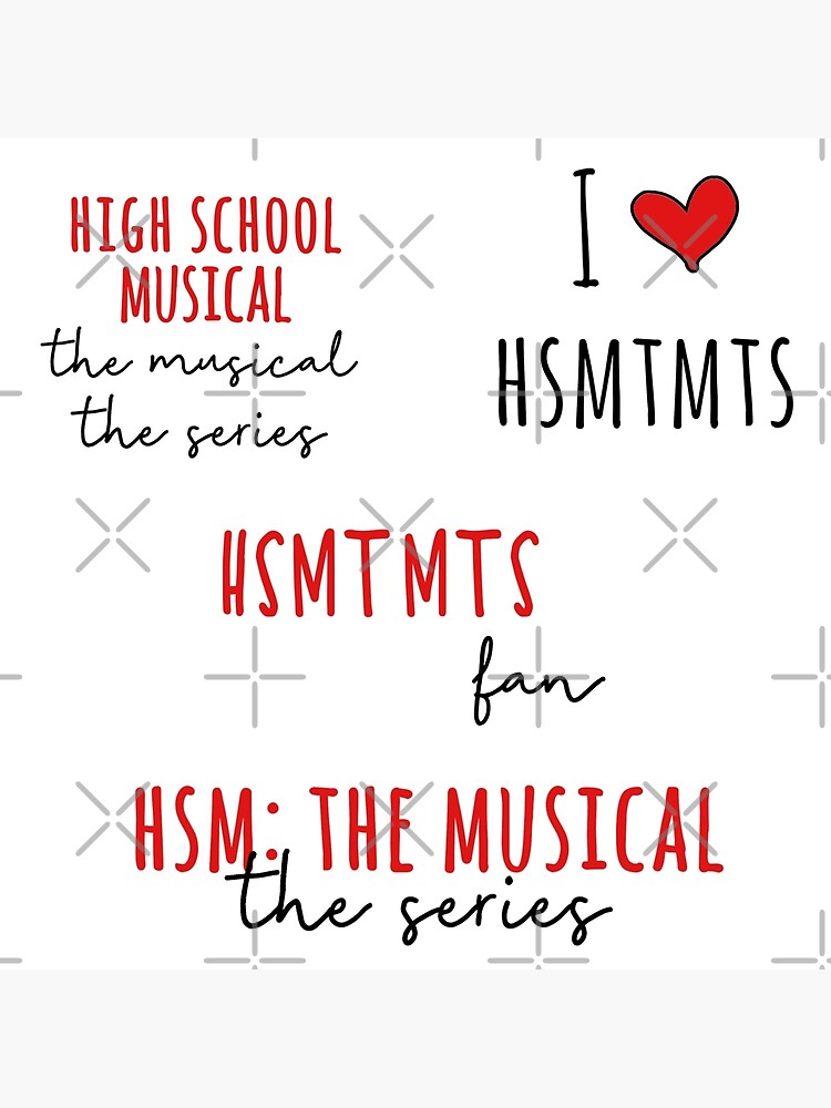 "HSMTMTS Fan Sticker Pack" Poster for Sale by mutualletters | Redbubble