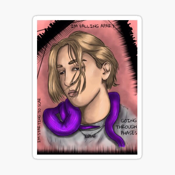 "CHRISTIAN ANTHONY CA" Sticker by kingchloe | Redbubble