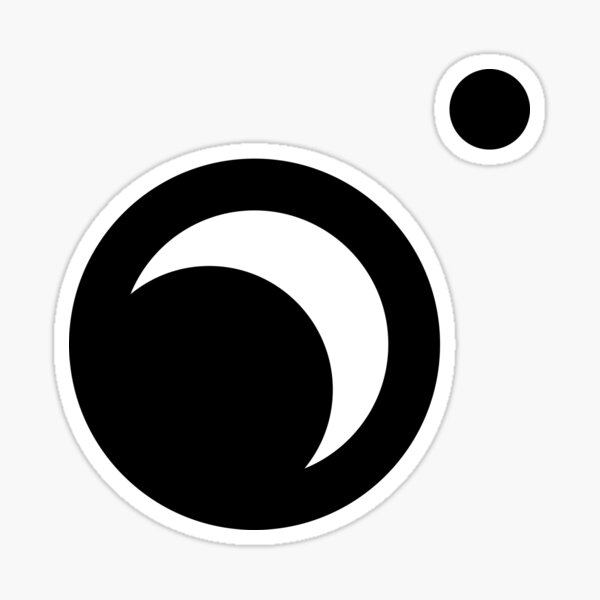 "Outer Wilds™ - Symbol [White]" Sticker by SWISH-Design | Redbubble