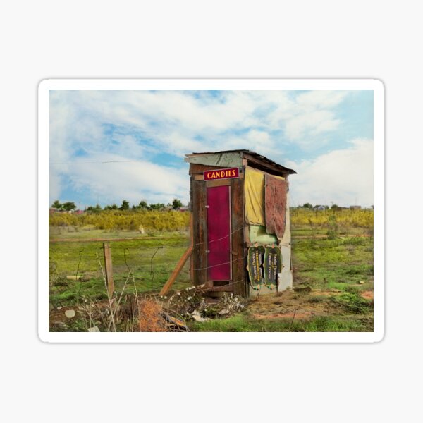 "Rural - Outhouse - Free candies 1939" Sticker for Sale by mikesavad ...