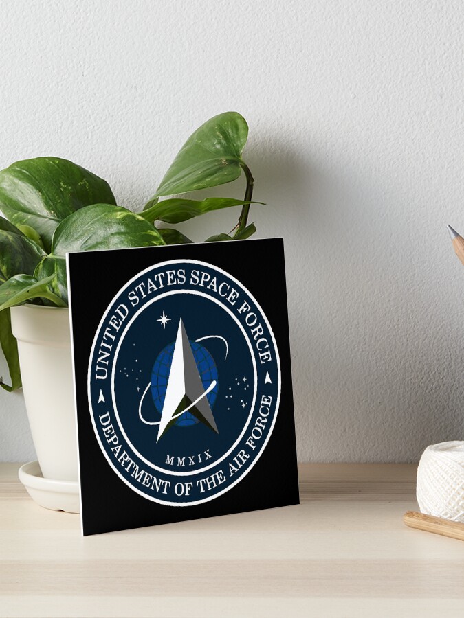 "Space Force Insignia, From Official USSF Seal, Logo" Art Board Print ...