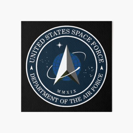 "Space Force Insignia, From Official USSF Seal, Logo" Art Board Print ...