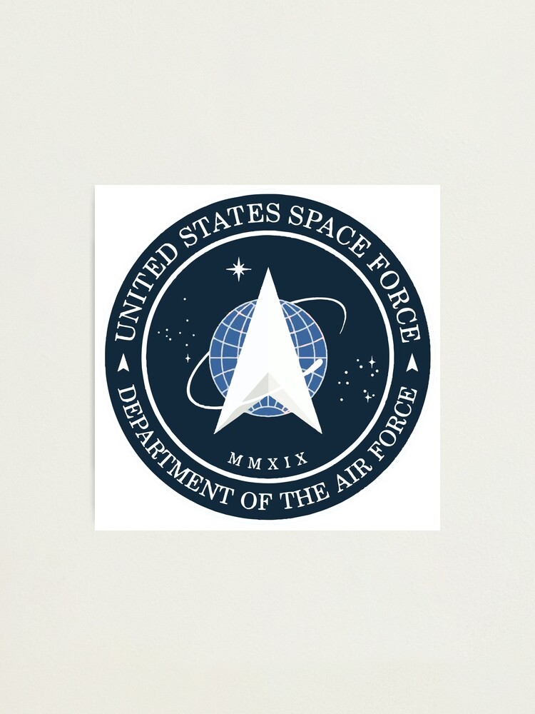 "Space Force Insignia, From Official USSF Seal, Logo" Photographic ...