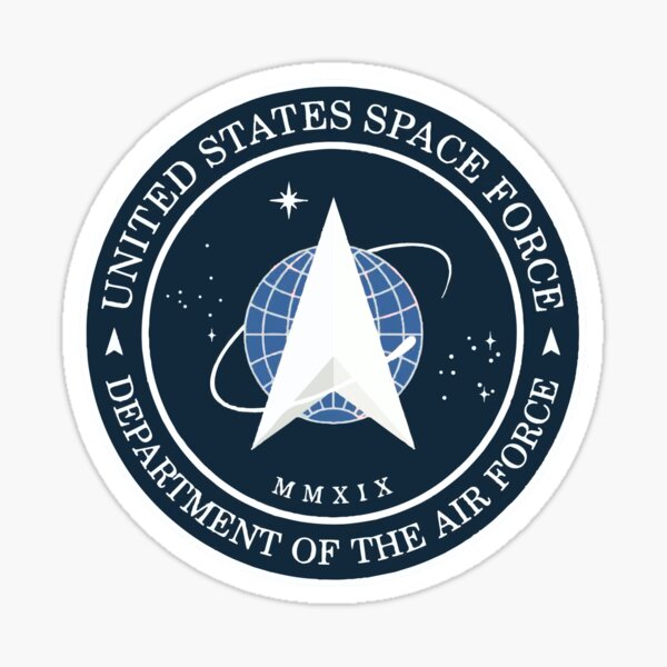 "Space Force Insignia, From Official USSF Seal, Logo" Sticker for Sale ...