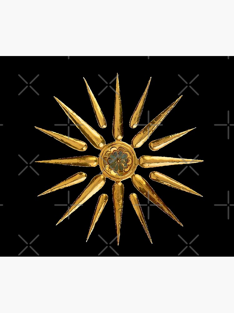 "Macedonian Sun Ancient Symbol Design" Art Print for Sale by Pikmi ...