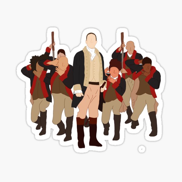 "Hamilton " Sticker for Sale by readyforanap | Redbubble