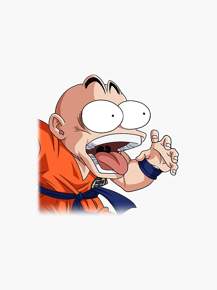 "Krillin" Sticker for Sale by joshuaberba | Redbubble