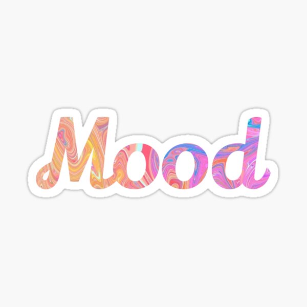 "Mood" Sticker for Sale by shelbwhitt | Redbubble