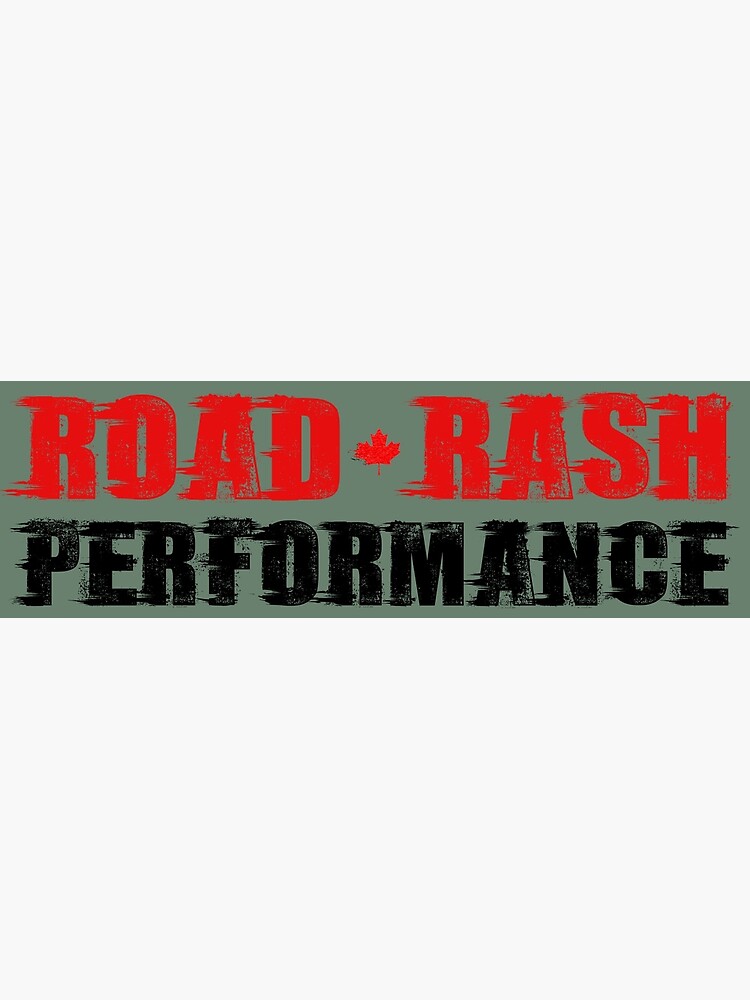 "Road Rash Performance Full Logo" Photographic Print for Sale by ...