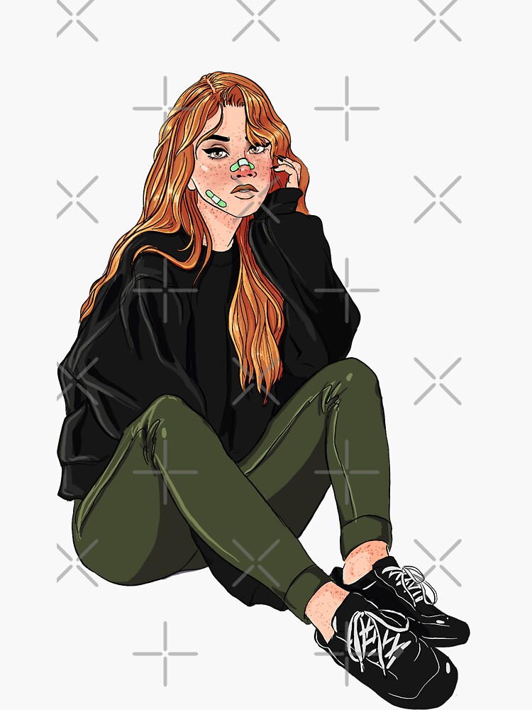 "KP" Sticker for Sale by 2nthePink | Redbubble