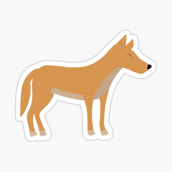 "Dingo" Sticker by viviewhite | Redbubble