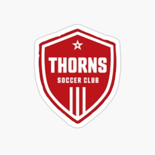 "CA Thorns FC logo" Sticker by h4nn4h-m1ll3r | Redbubble