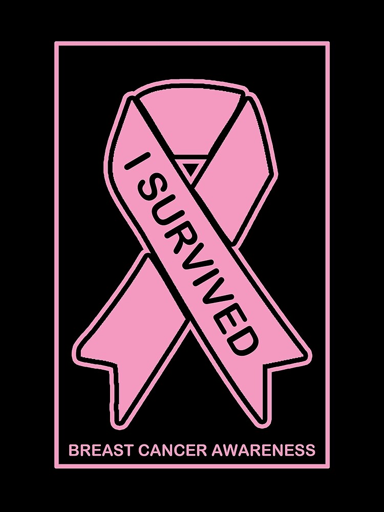 "I Survived Breast Cancer -- Breast Cancer Awareness" Greeting Card for ...