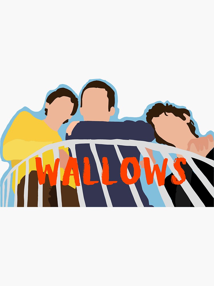 "Wallows sticker" Sticker by tatianajhrndz | Redbubble
