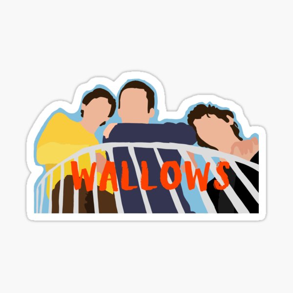 "Wallows sticker" Sticker by tatianajhrndz | Redbubble