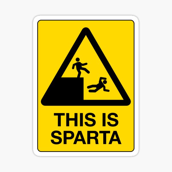 This Is Sparta Stickers | Redbubble