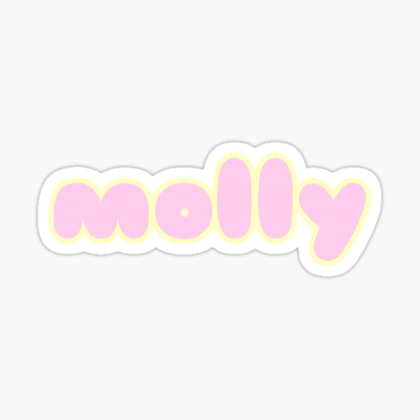 "molly" Sticker for Sale by sassysstickers | Redbubble