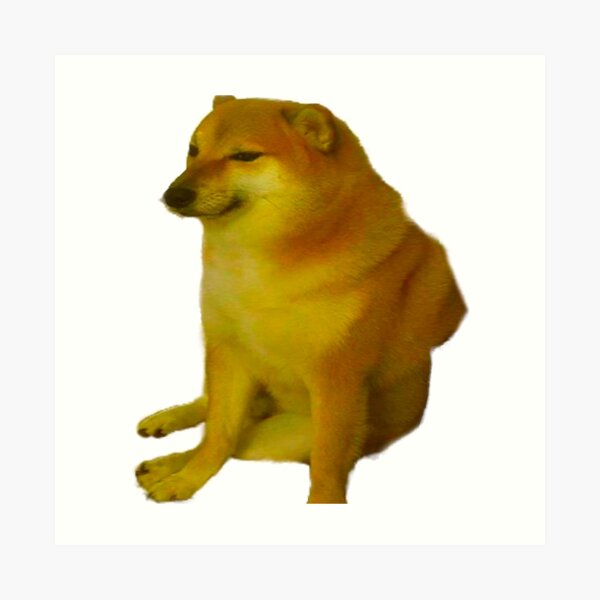 Cheems Meme Art Prints | Redbubble