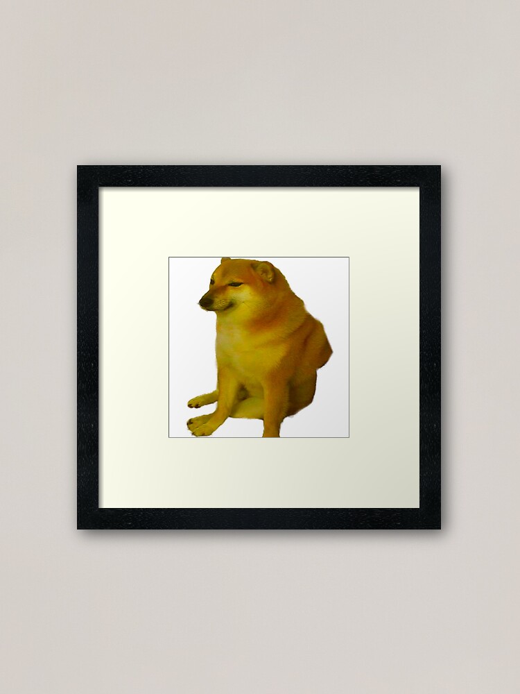 "Cheems" Framed Art Print for Sale by FmlRedbub | Redbubble