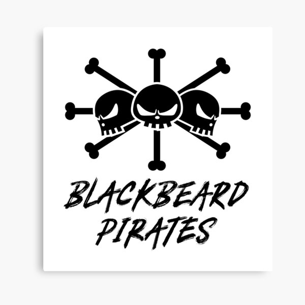 Blackbeard Canvas Prints | Redbubble
