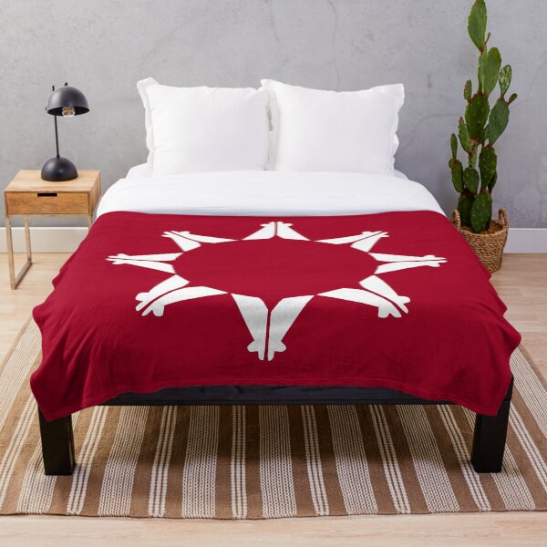 "Oglala Lakota Sioux Flag" Throw Blanket for Sale by ArgosDesigns ...