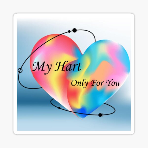 "Heart touching logo" Sticker for Sale by Prem7737 | Redbubble