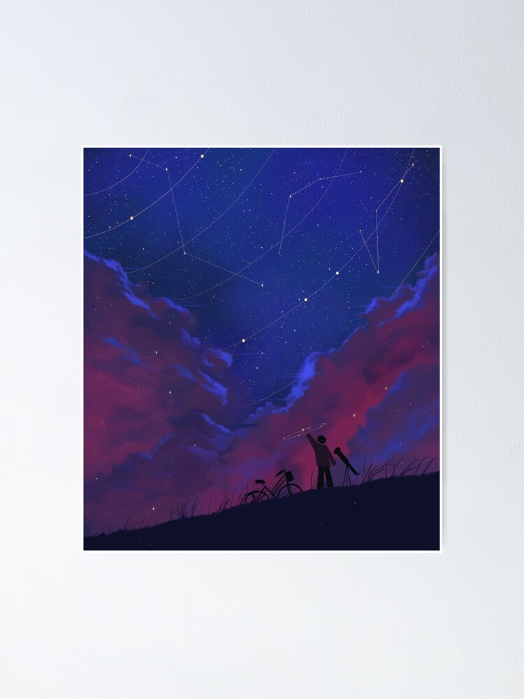 "us, amongst the stars" Poster for Sale by mienar | Redbubble