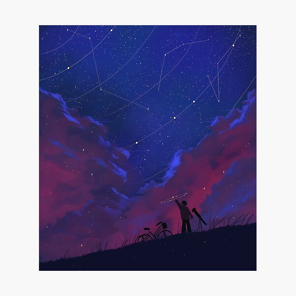 "us, amongst the stars" Photographic Print for Sale by mienar | Redbubble