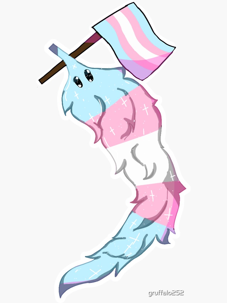 "Trans Worm On A String Pride" Sticker for Sale by gruffalo252 | Redbubble