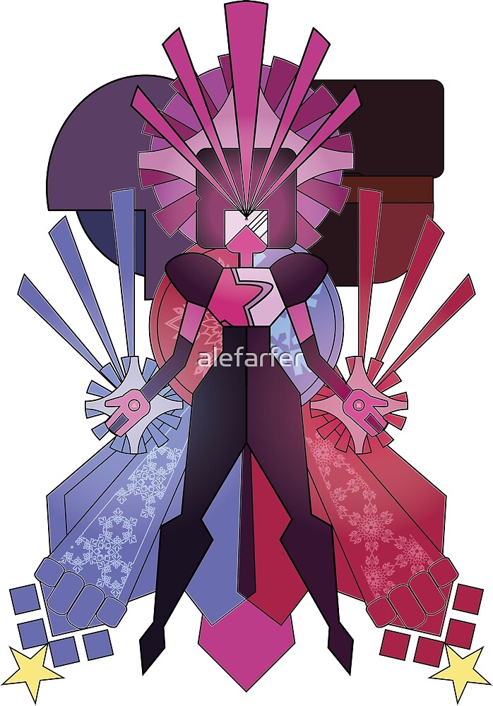 "Garnet Mural" by alefarfer | Redbubble