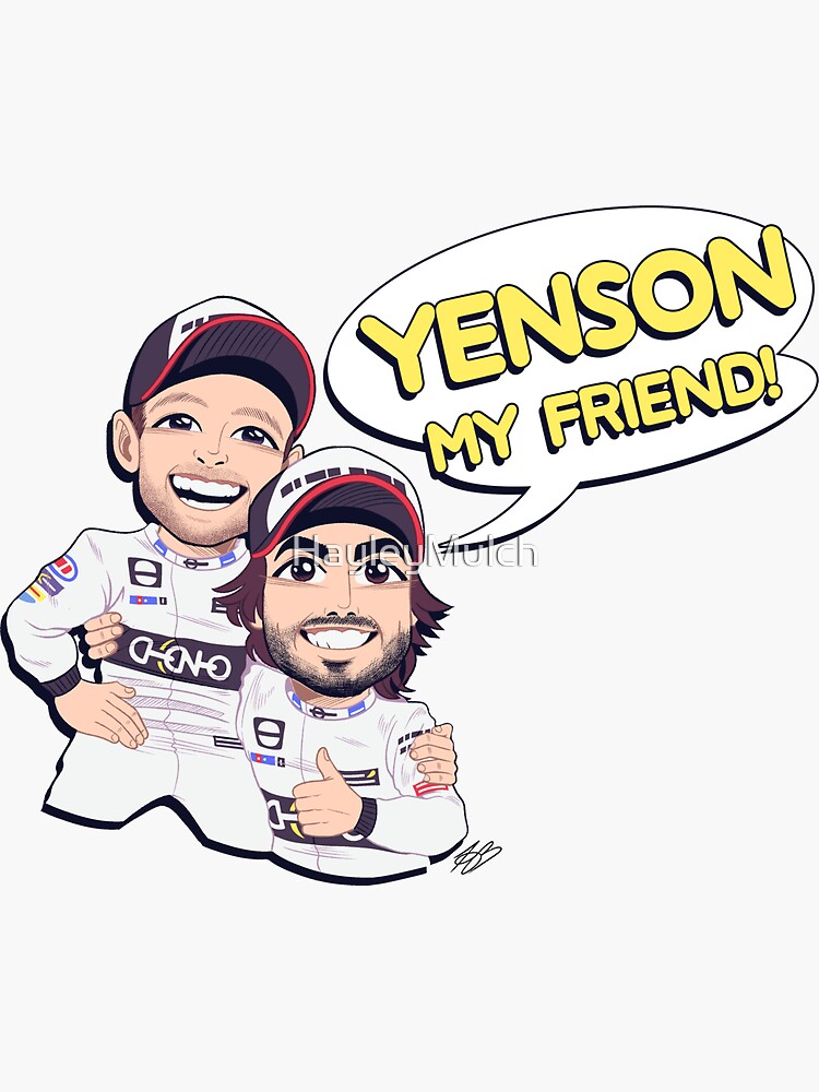 "YENSON MY FRIEND! - Lovely Livery" Sticker by HayleyMulch | Redbubble