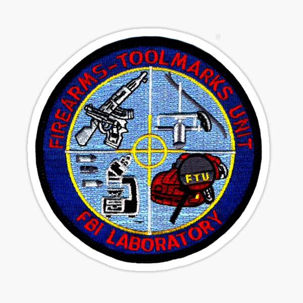 "FBI Lab Firearms Toolmarks Unit" Sticker for Sale by lawrencebaird ...