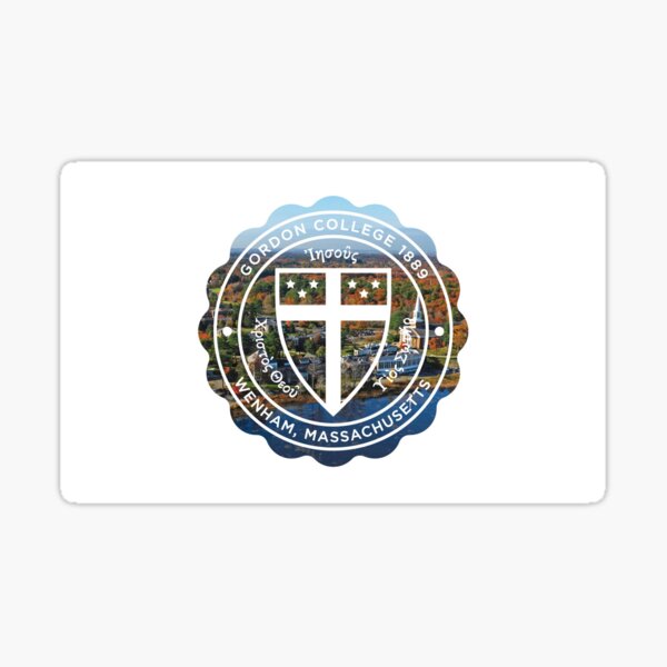"Gordon College Logo with School Background" Sticker for Sale by ...