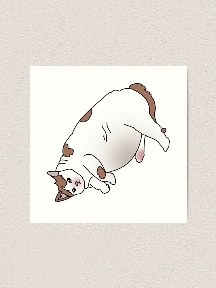 "Sad cursed cat meme" Art Print for Sale by zivilej | Redbubble