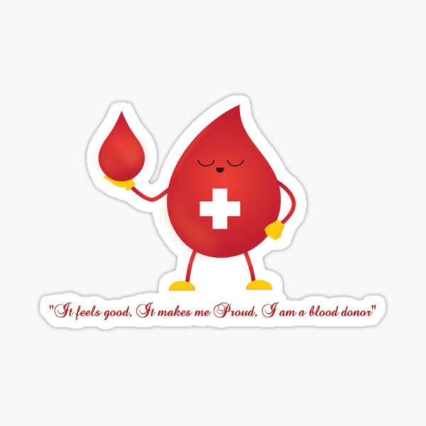 Blood Donation Stickers | Redbubble