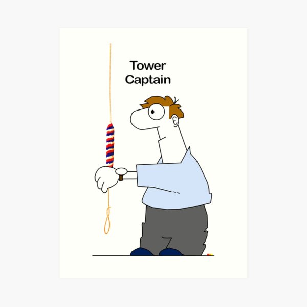 "Bell Ringing Tower Captain" Art Print for Sale by Grandsire | Redbubble