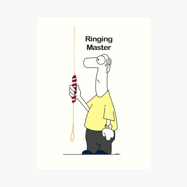 "Bell Ringer Ringing Master" Art Print for Sale by Grandsire | Redbubble
